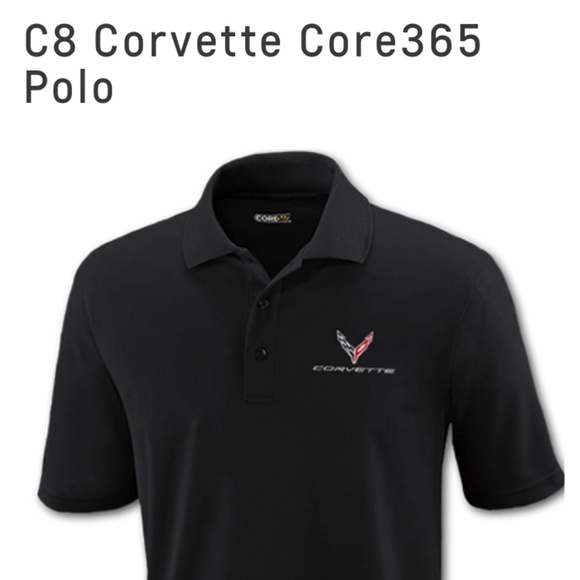 Core 365 | Shirts | Mens C8 Corvette Polo Shirt | Poshmark